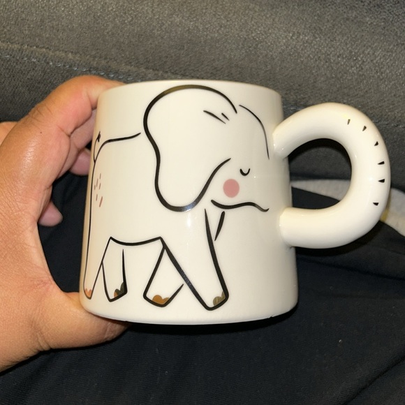 Cost Plus World Market | Dining | Elephant Trunk Handle Ceramic Mug ...